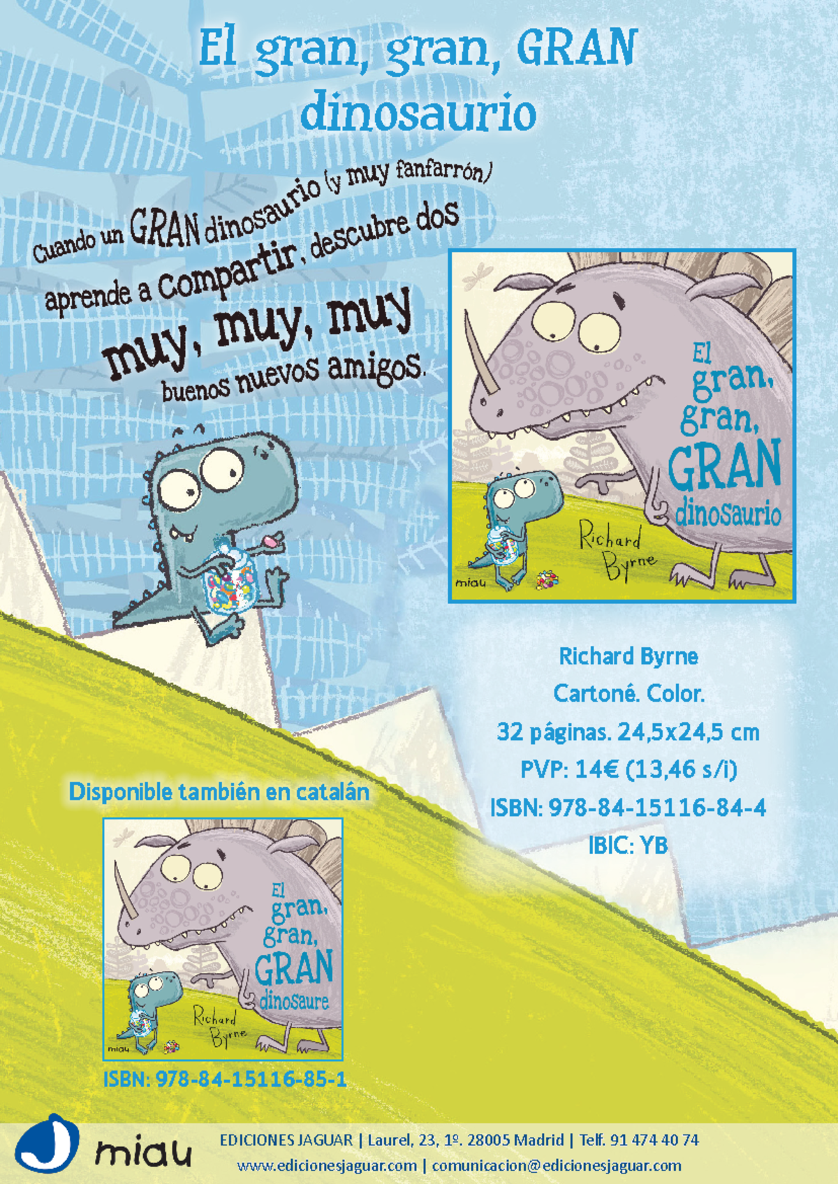 Gran Dino - Libro - Lengua I - ISBN: 978-84-15116-85- El gran, gran ...