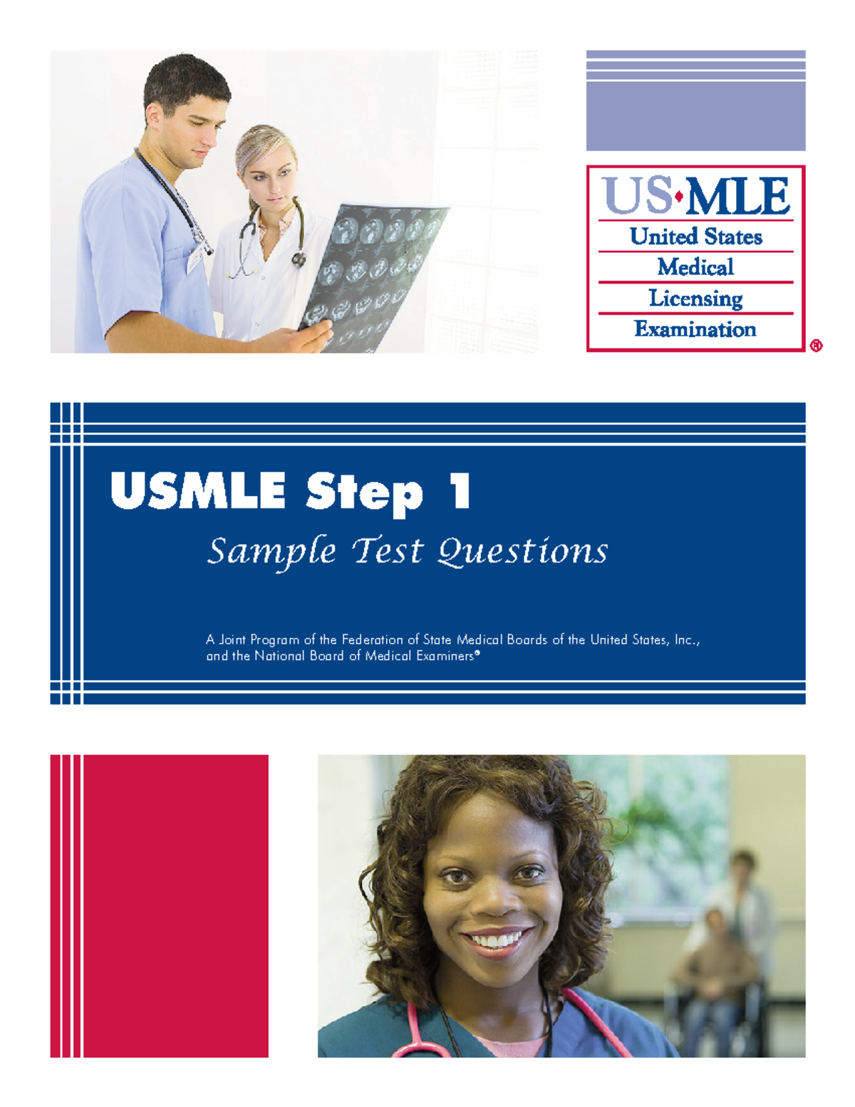 2015 Usmlesamples step1 - USMLE Step 1 Sample Test Questions A Joint ...