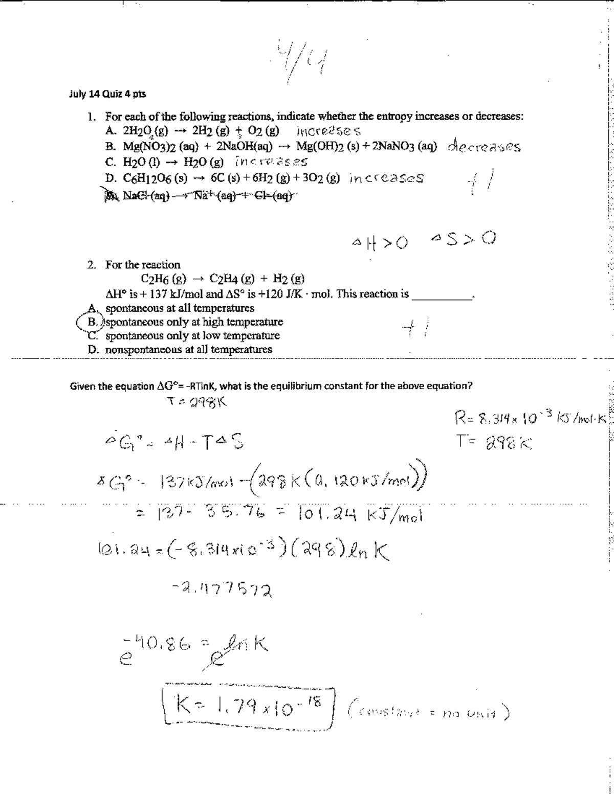 July 14 2 Quiz General Chemistry Quiz Questions And Correct Answers july-14-2-quiz-general-chemistry-quiz-questions-and-correct-answers