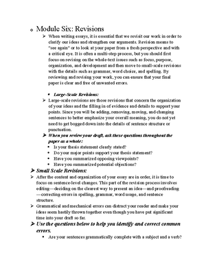 Module Seven perspectives in liberal arts - Module Seven; Putting it ...