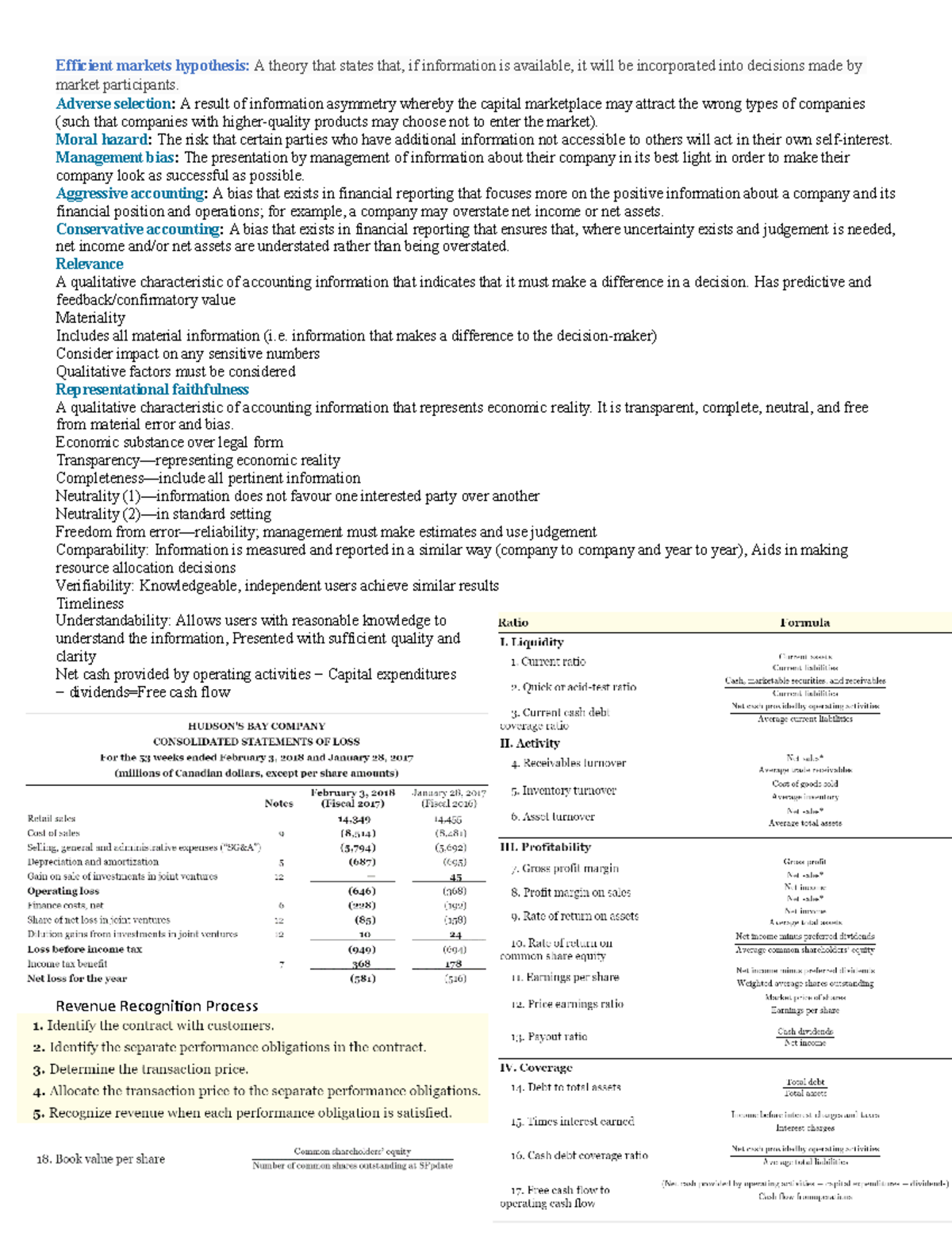Cheat Sheet - Efficient markets hypothesis: A theory that states that ...