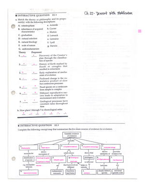 Evolution Webquest - Name: ____________________________________ Date: ______________ Evolution ...
