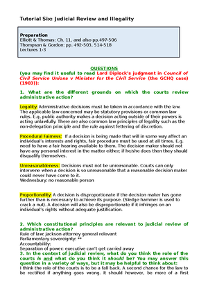 Tutorial 1- Introduction to Constitutions - TUTORIAL 1: INTRODUCTION TO CONSTITUTIONS What kinds ...