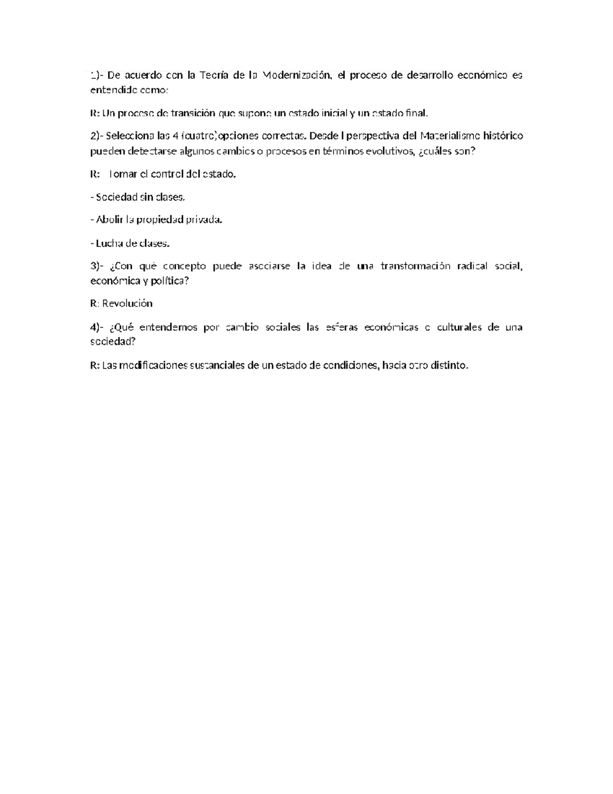 PREGUNTAS Y RESPUESTAS CLAVES PARA PODER APROBAR EL SEGUNDO PARCIAL COSAS QUE SI O SI VAN A ...