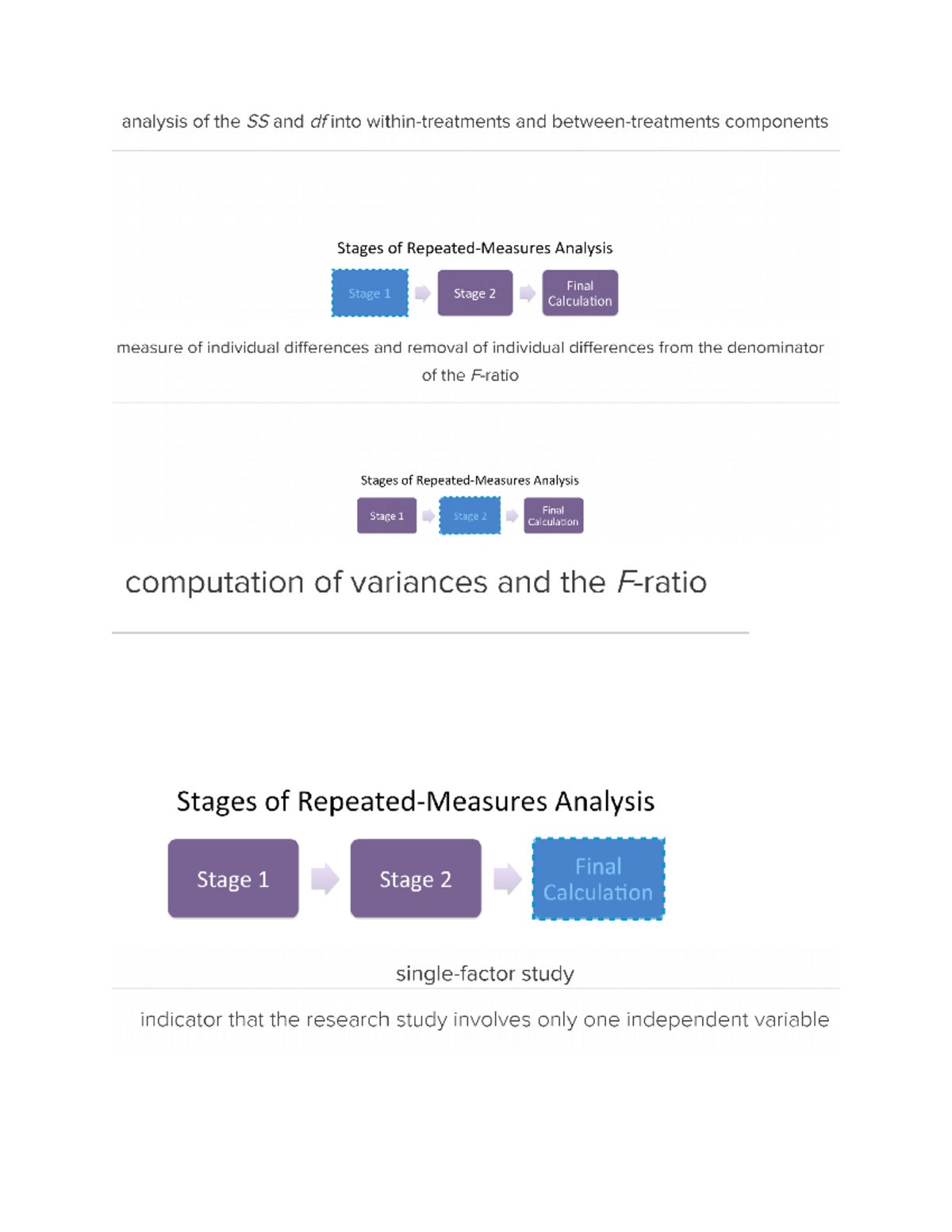 Chpt 13 notes - general descriptive stats that is referenced in various ...