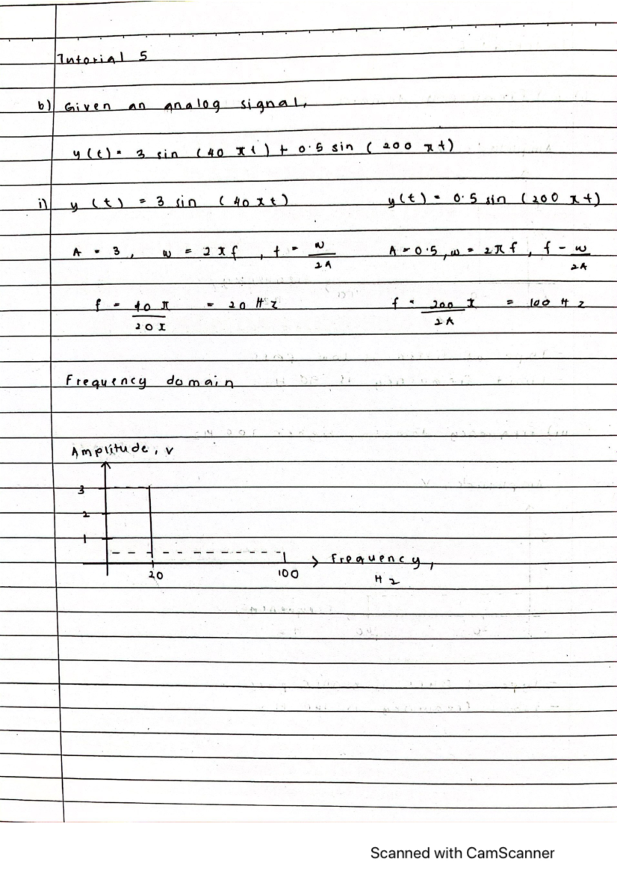 Mmi tutorial 5 - Measurement & Instrumentation - Studocu