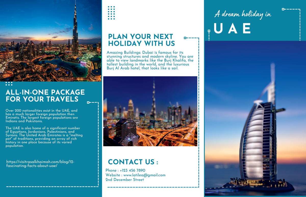 Prince brochure - ALL-IN-ONE PACKAGE FOR YOUR TRAVELS U A E A dream ...