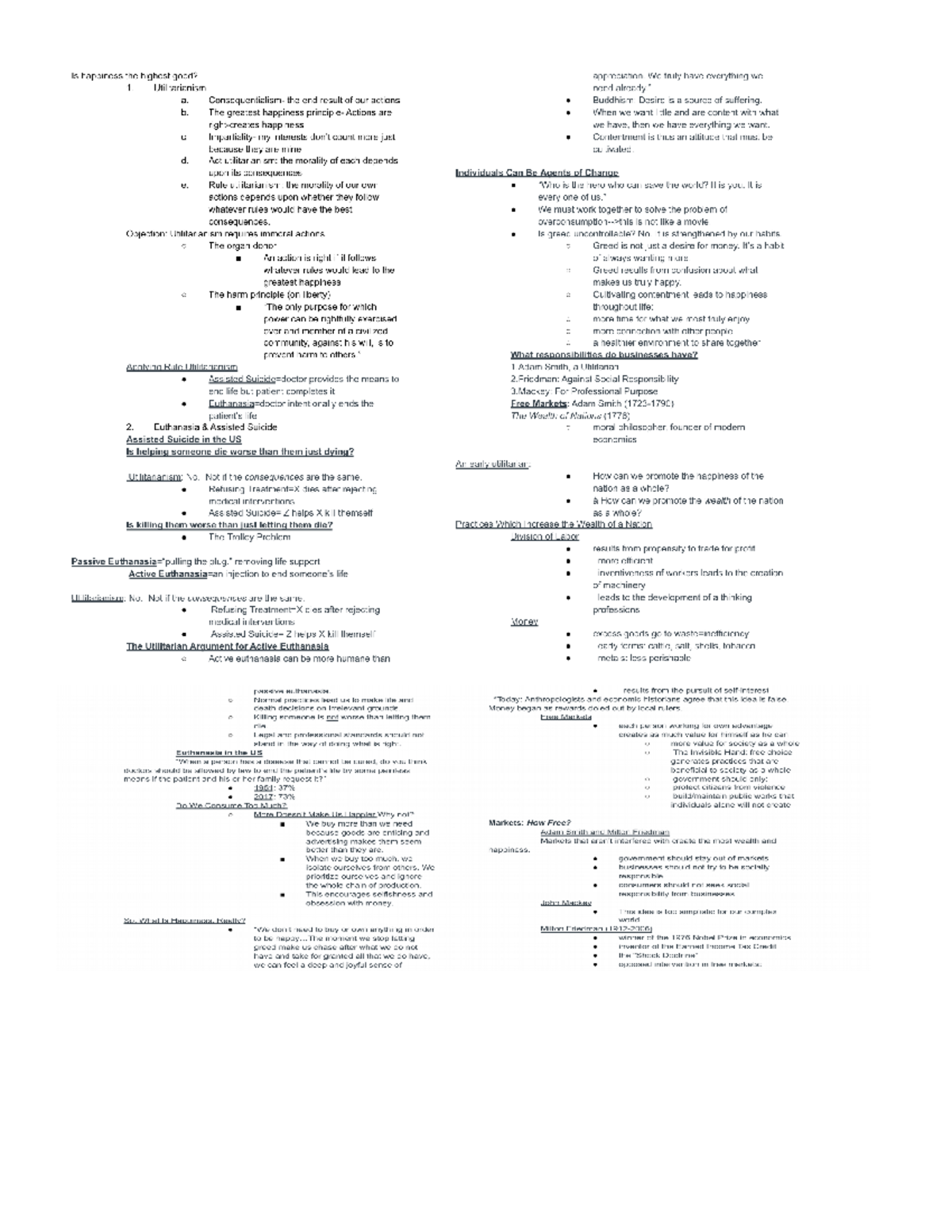 Study guide - quiz notes - PHIL 230 - Studocu