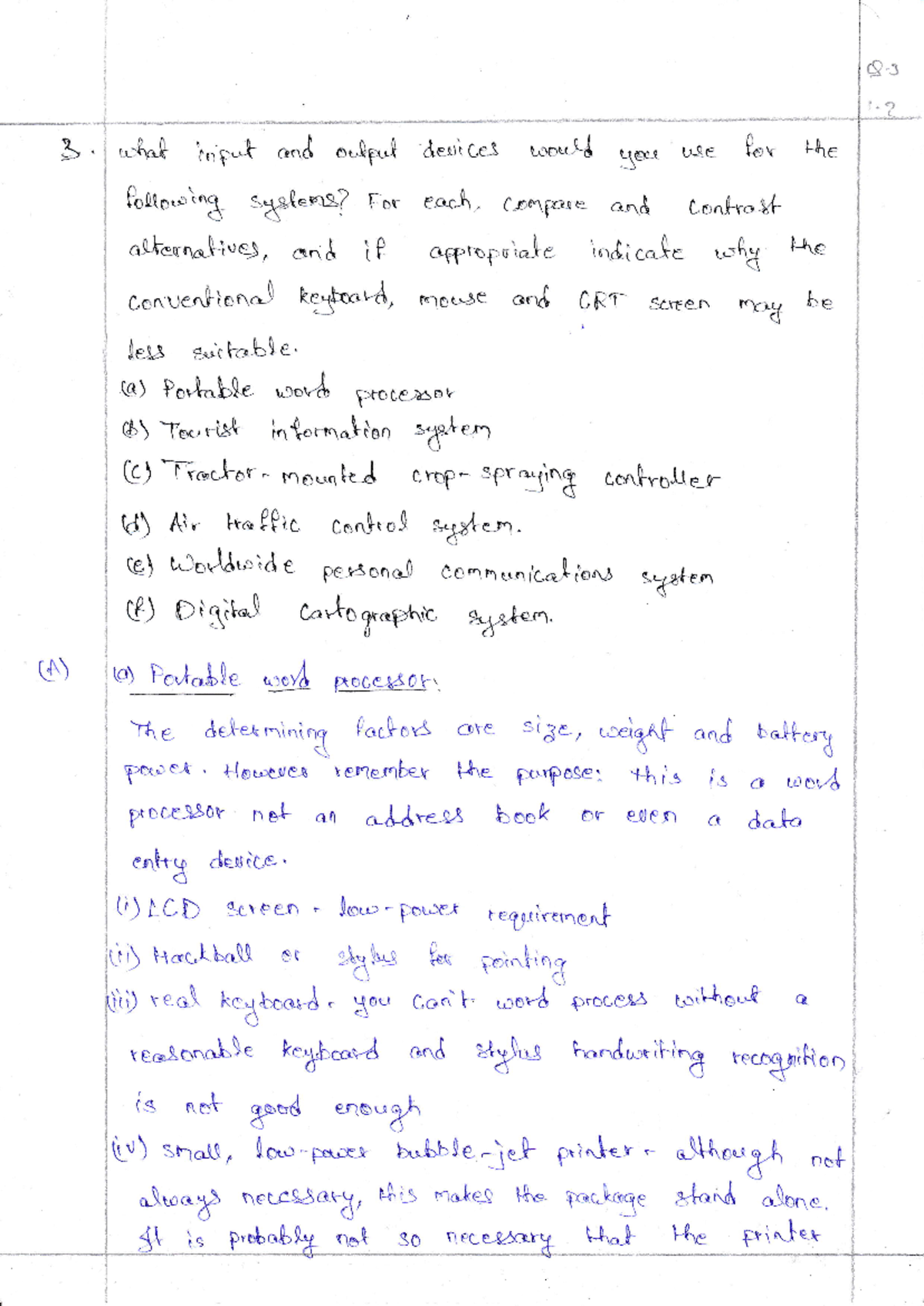 HCI-3 - HCI Notes - , Lr-''$'o-[ i" p.-L ."d u floln*** sg+"ns7 For ...