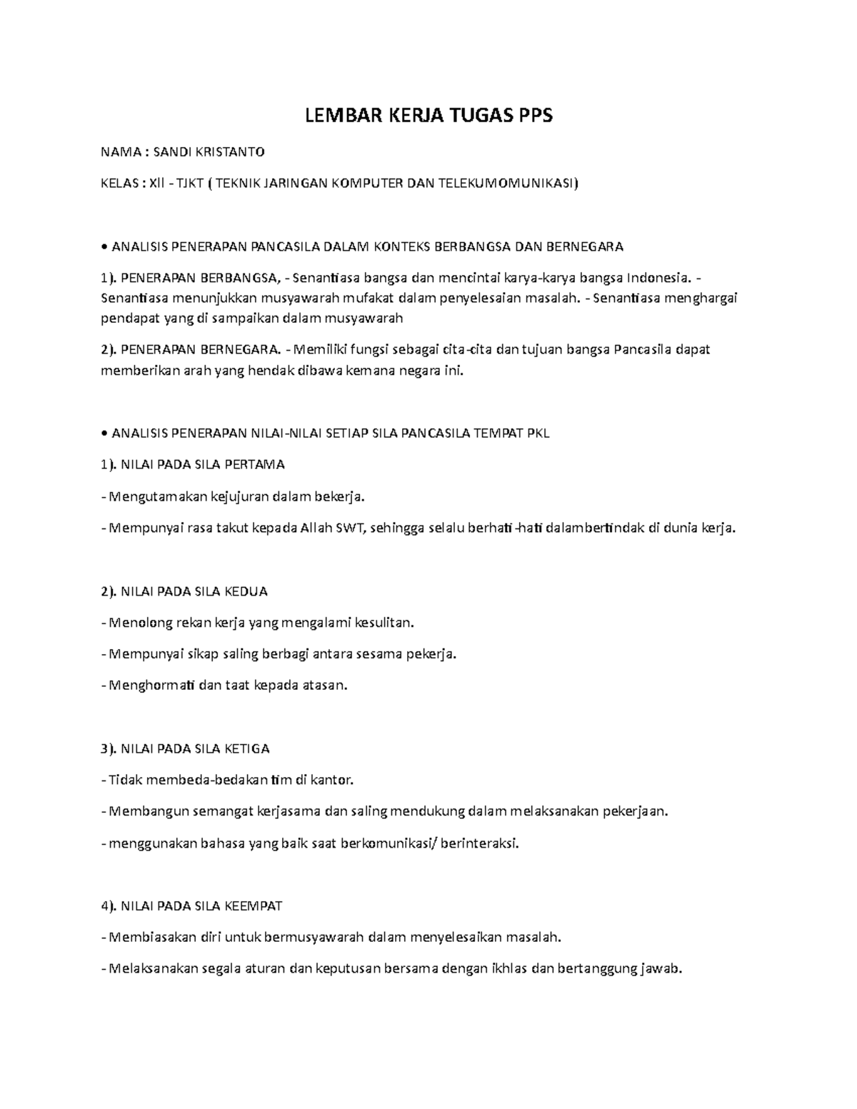 LKS PPS PDF - pergunakan sebaik baikny - LEMBAR KERJA TUGAS PPS NAMA : SANDI KRISTANTO KELAS ...