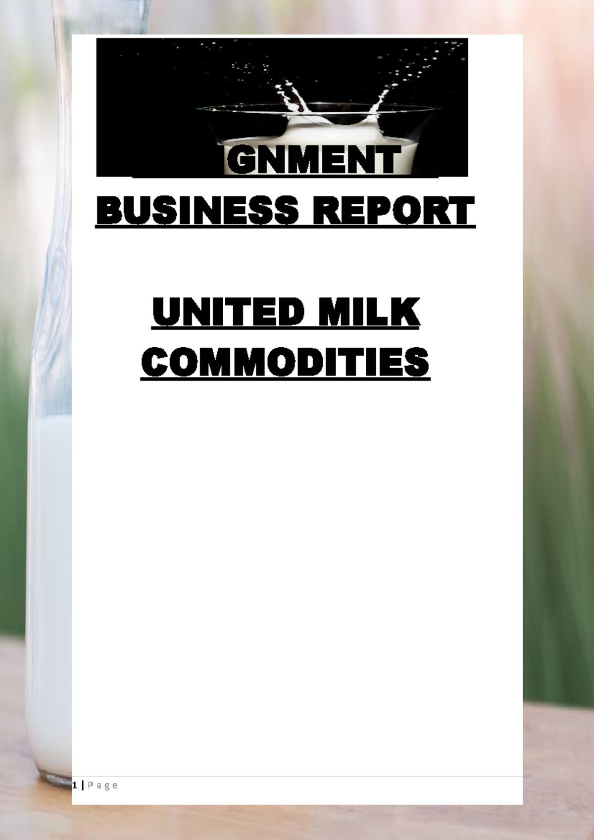 Assignment 3 business report - INF10003 – ASSIGNMENT 3 BUSINESS REPORT ...