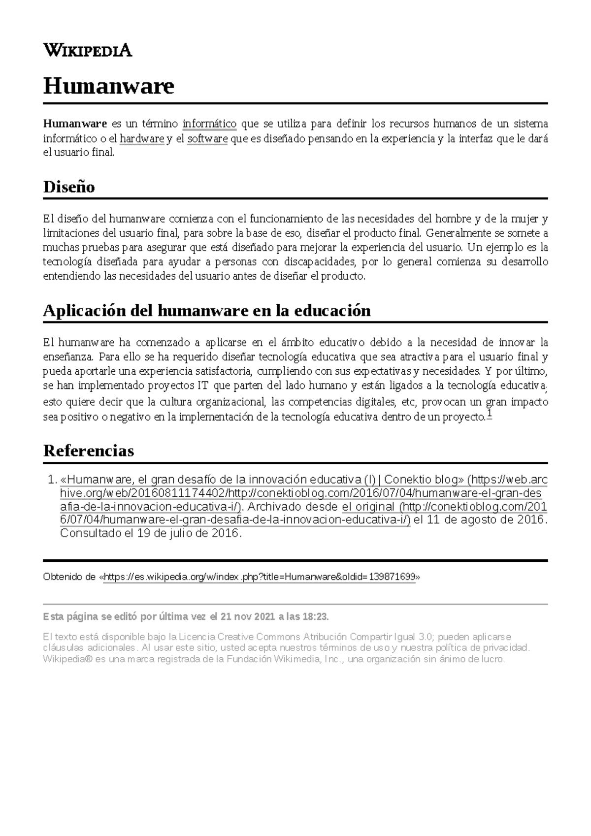 Humanware - espero que te ayude mucho y te vaya bien con este resumen gracias que tengas ...