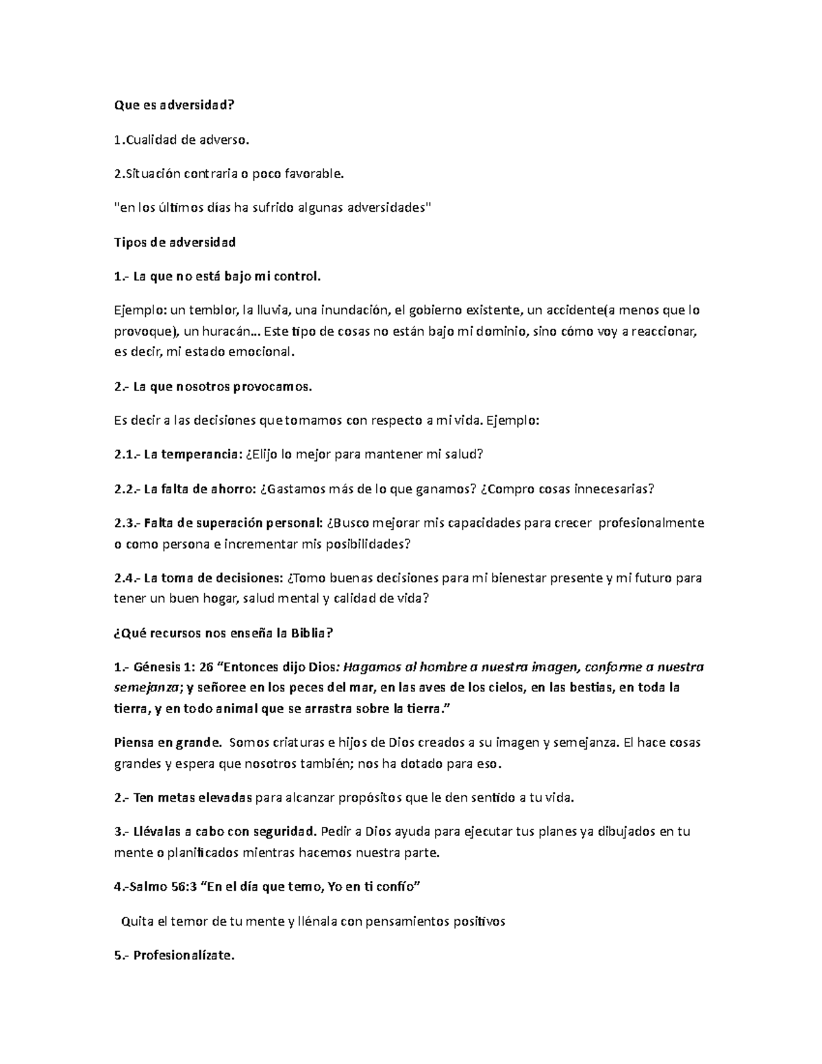 5 formas de superar la adversidad - Que es adversidad? 1 de adverso ...