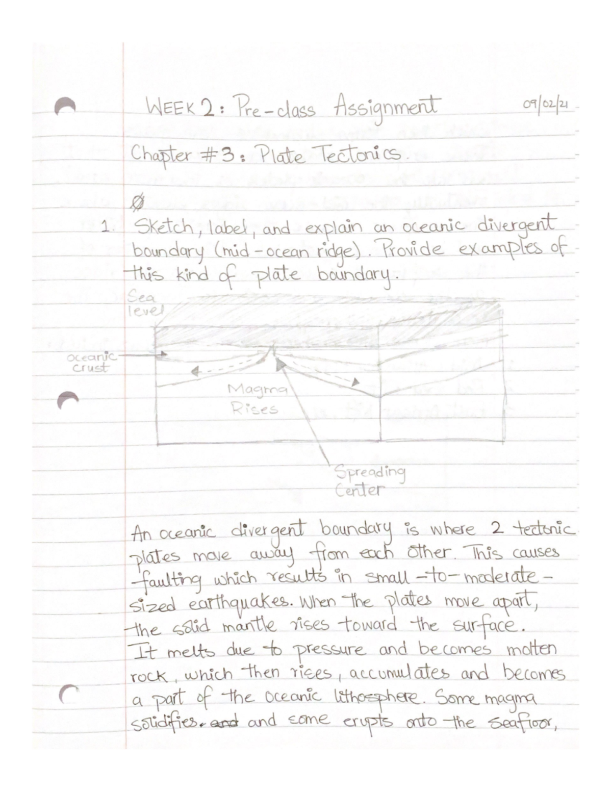 Chapter 3 - Plate Tectonics (Pre Class Assignment) (GLY1010) - GLY 1010 ...