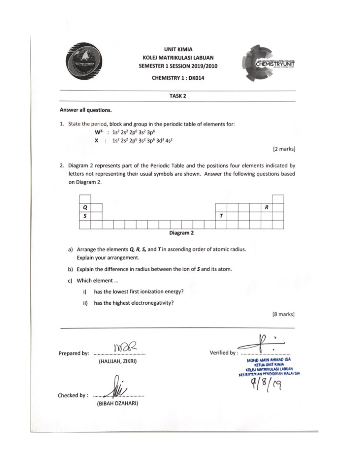 Task 2 DK014 19-20 practice material - Industri dan Isu Semasa dalam ...