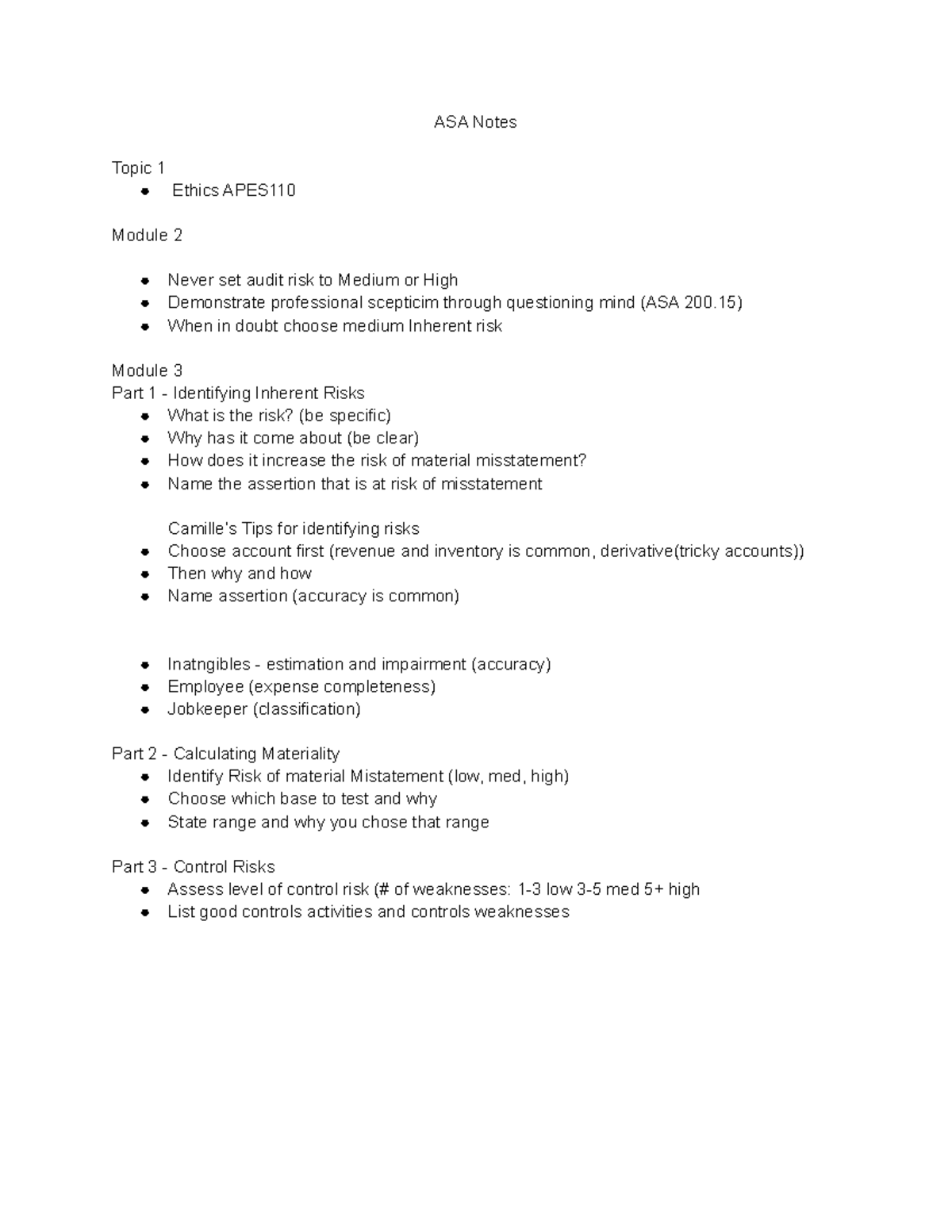 ASA How to attempt Questions - ASA Notes Topic 1 Ethics APES Module 2 ...