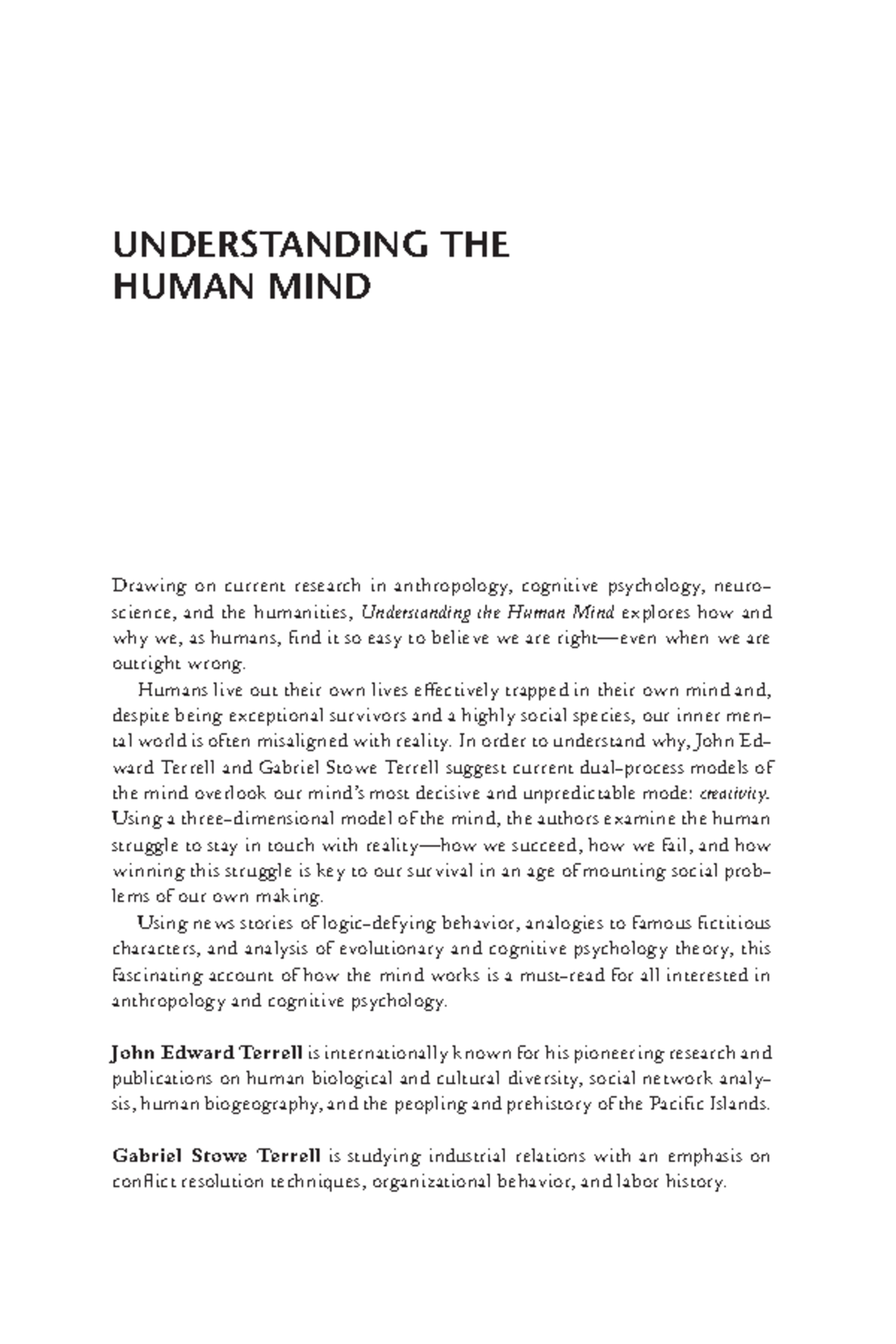 9781003013761 previewpdf - UNDERSTANDING THE HUMAN MIND - Studocu