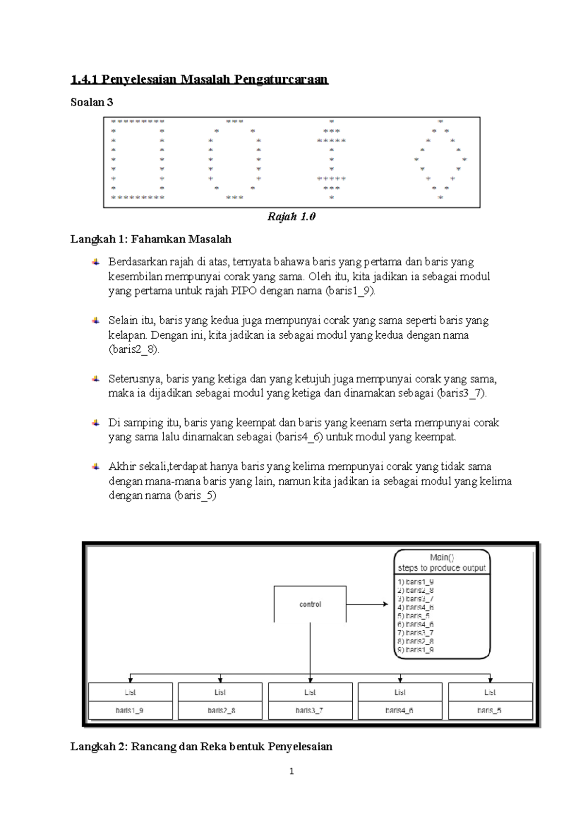 Muhammad Haris S3 1 - programming exercise on c++ languange - 1.4 Penyelesaian Masalah - Studocu