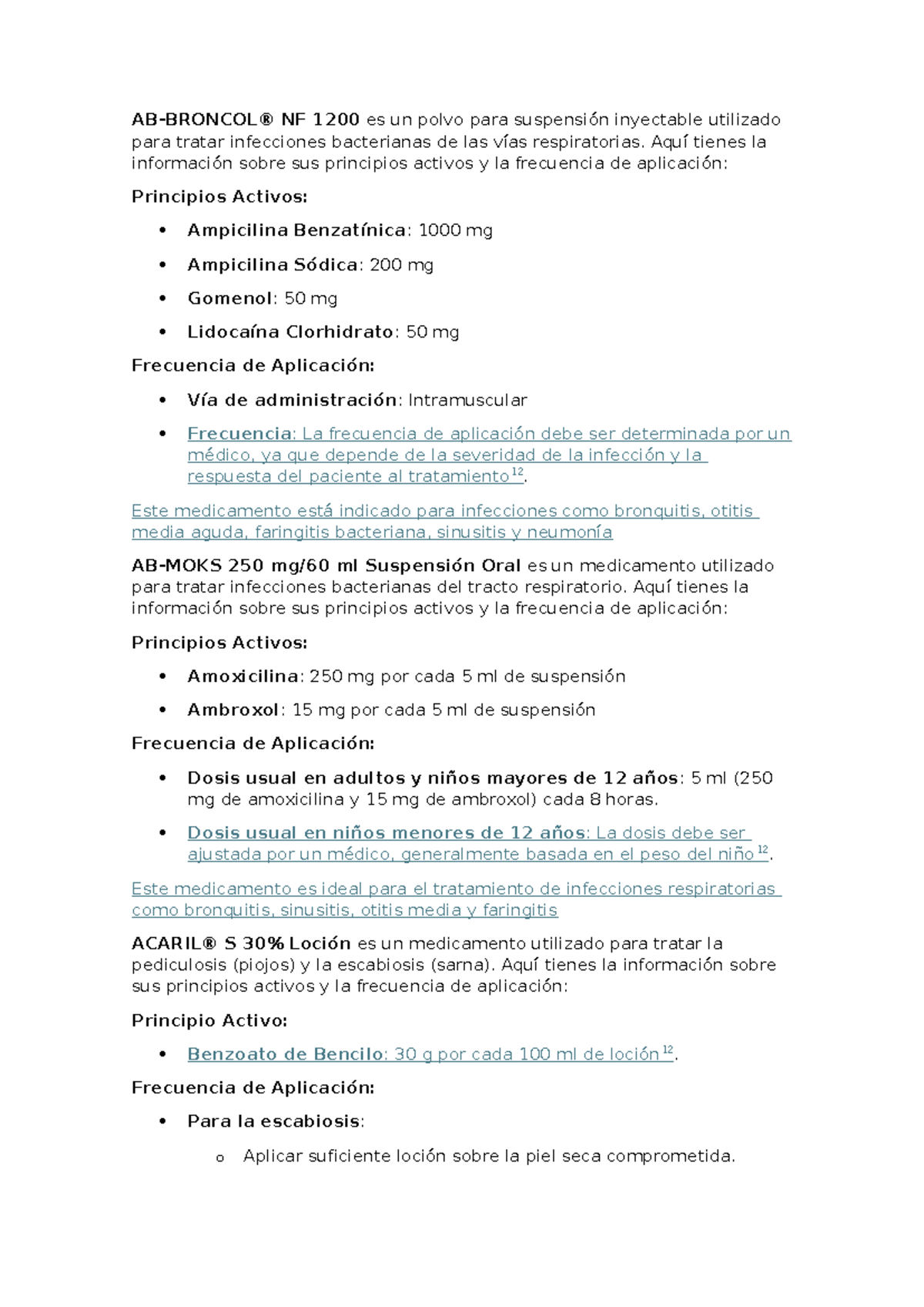 AB - apuntes - AB-BRONCOL® NF 1200 es un polvo para suspensión ...