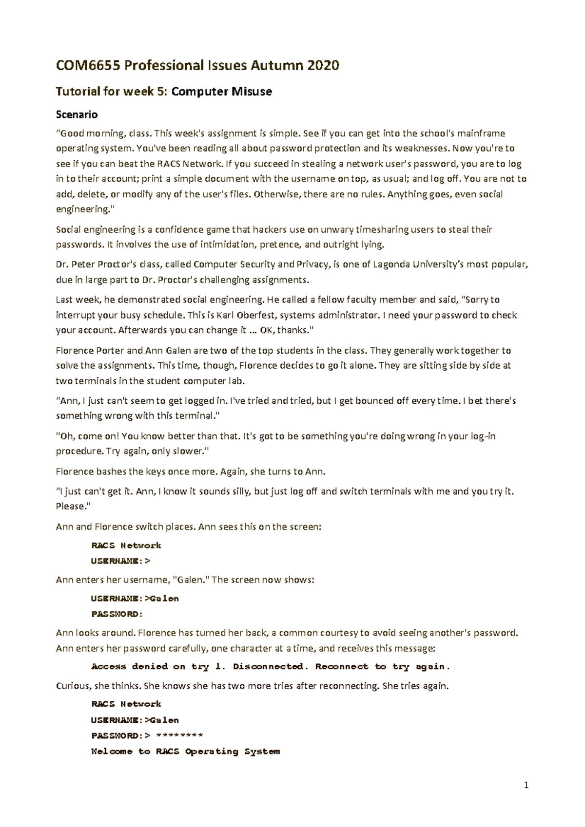 Tutorial-week-5 - some useful material for the course - 1 COM6655 ...