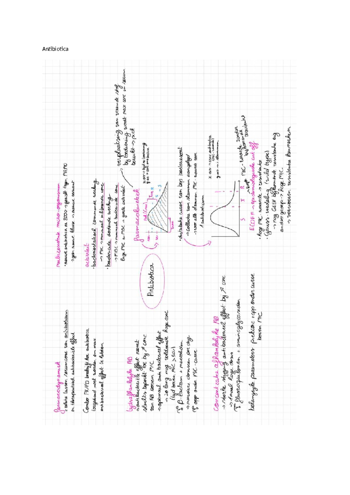 Antibiotica schema - Klinische microbiologie - Antibiotica - Studocu