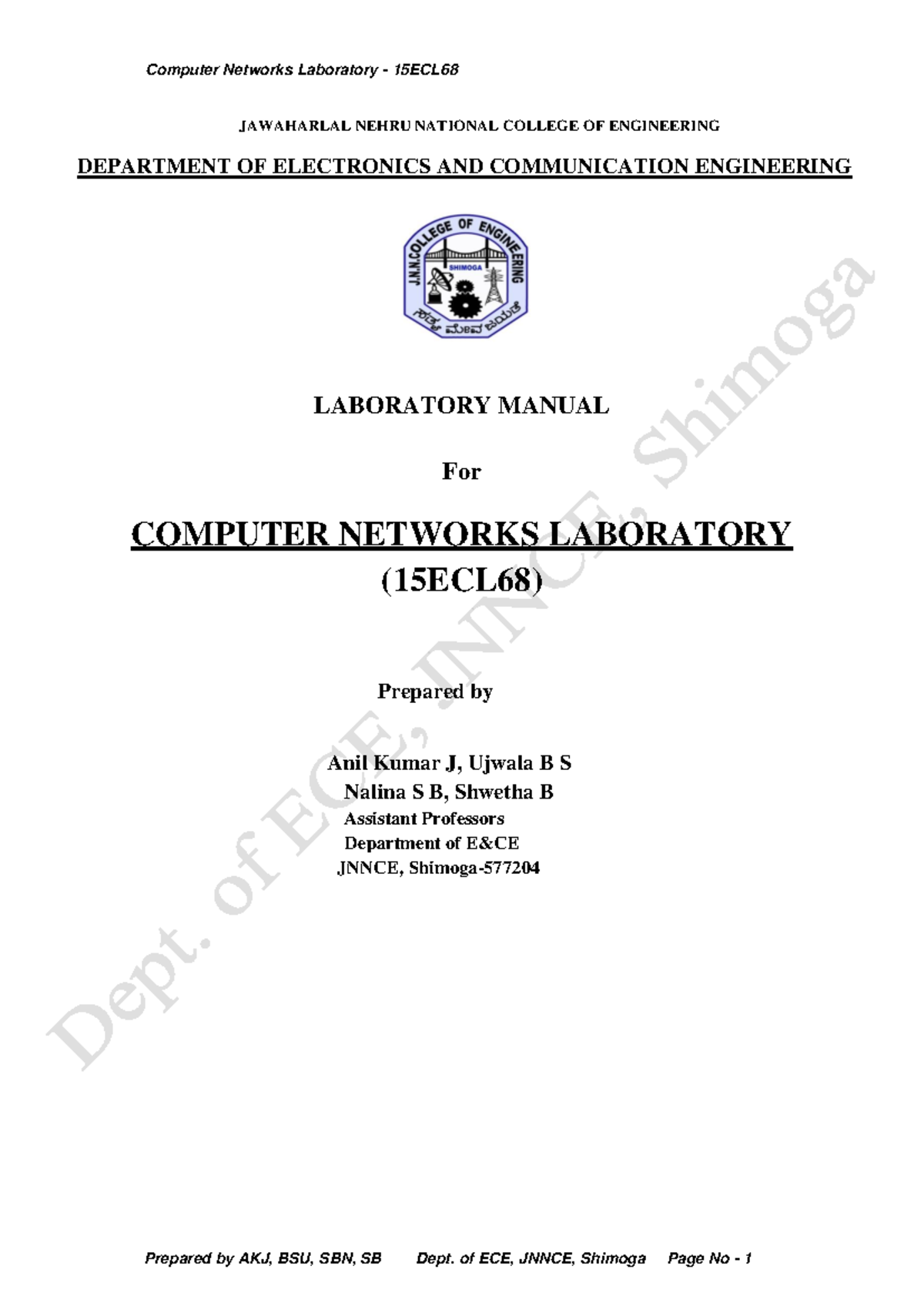 CN LAB Manual notes for reference - JAWAHARLAL NEHRU NATIONAL COLLEGE ...