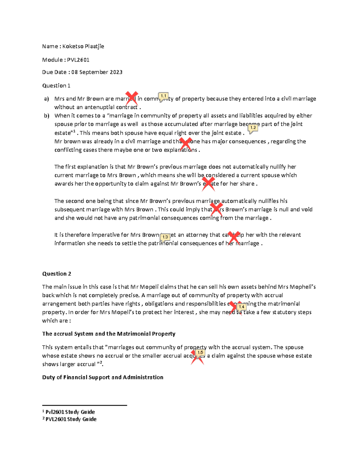 Koketso Plaatjie 12268366 0 - Name : Koketso Plaatjie Module : PVL Due ...