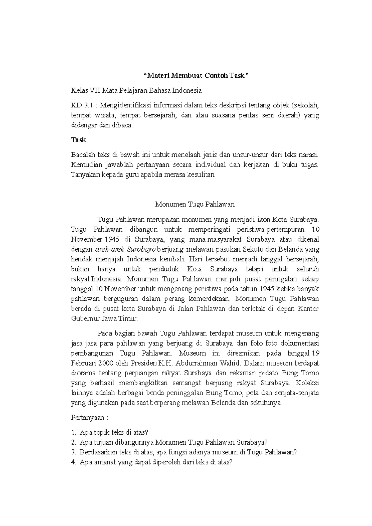 Desain Instruksional-Materi Membuat Task - “Materi Membuat Contoh Task ...