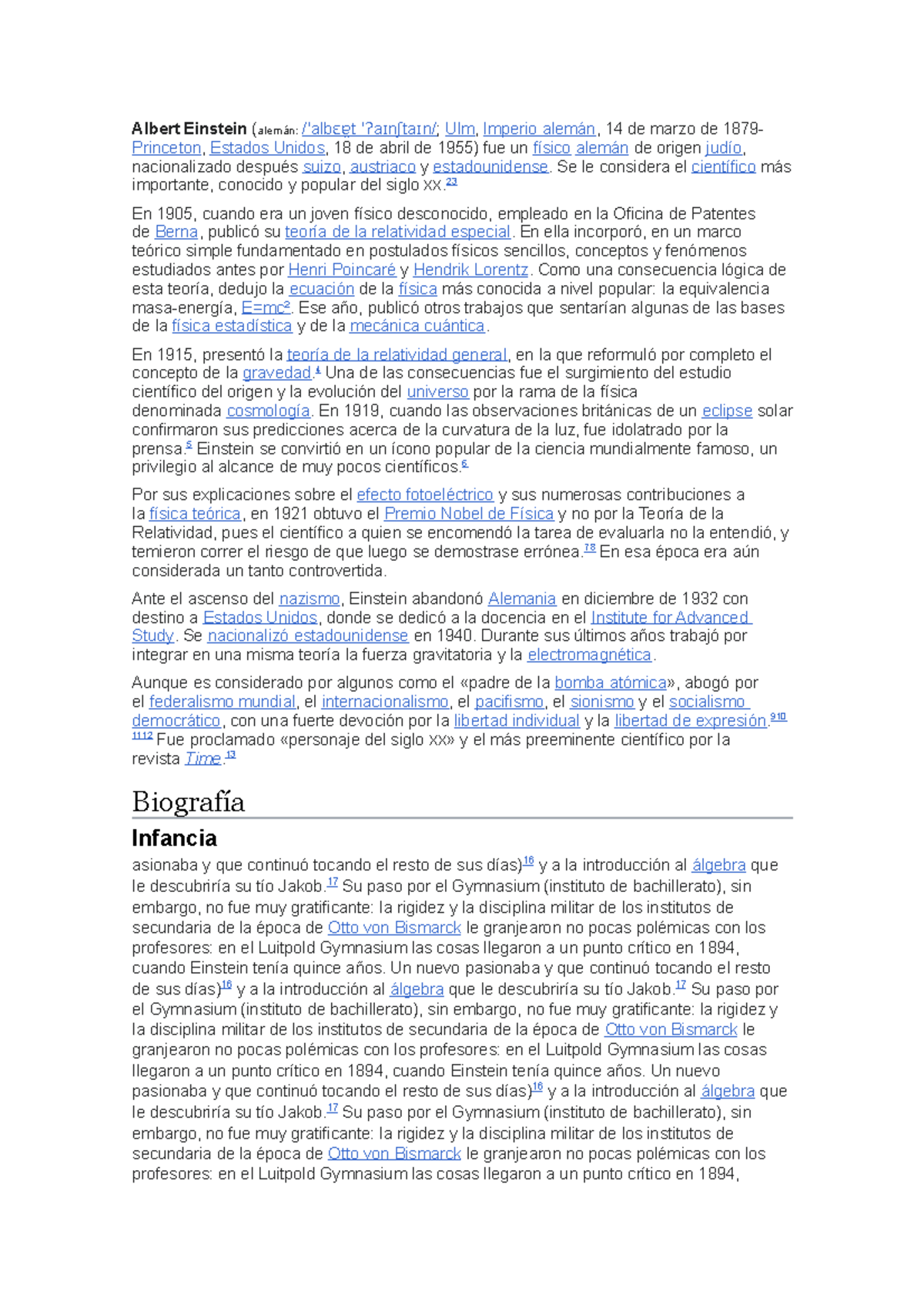 Albert Einstein - ads - Albert Einstein (alemán: / albˈ ɛɐ̯ ˈʔ ɪ ʃt a n ...