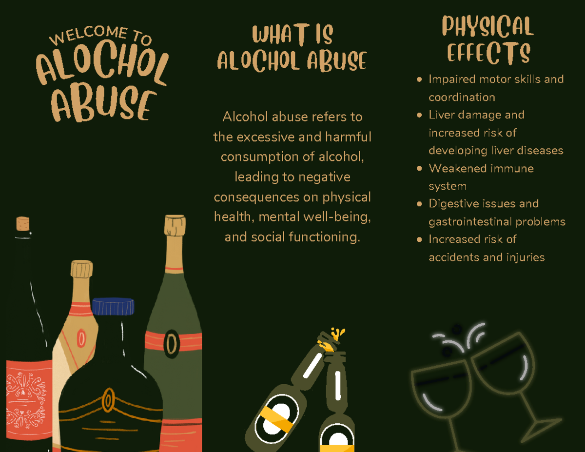 Alochol - aergsdx - Alcohol abuse refers to the excessive and harmful ...