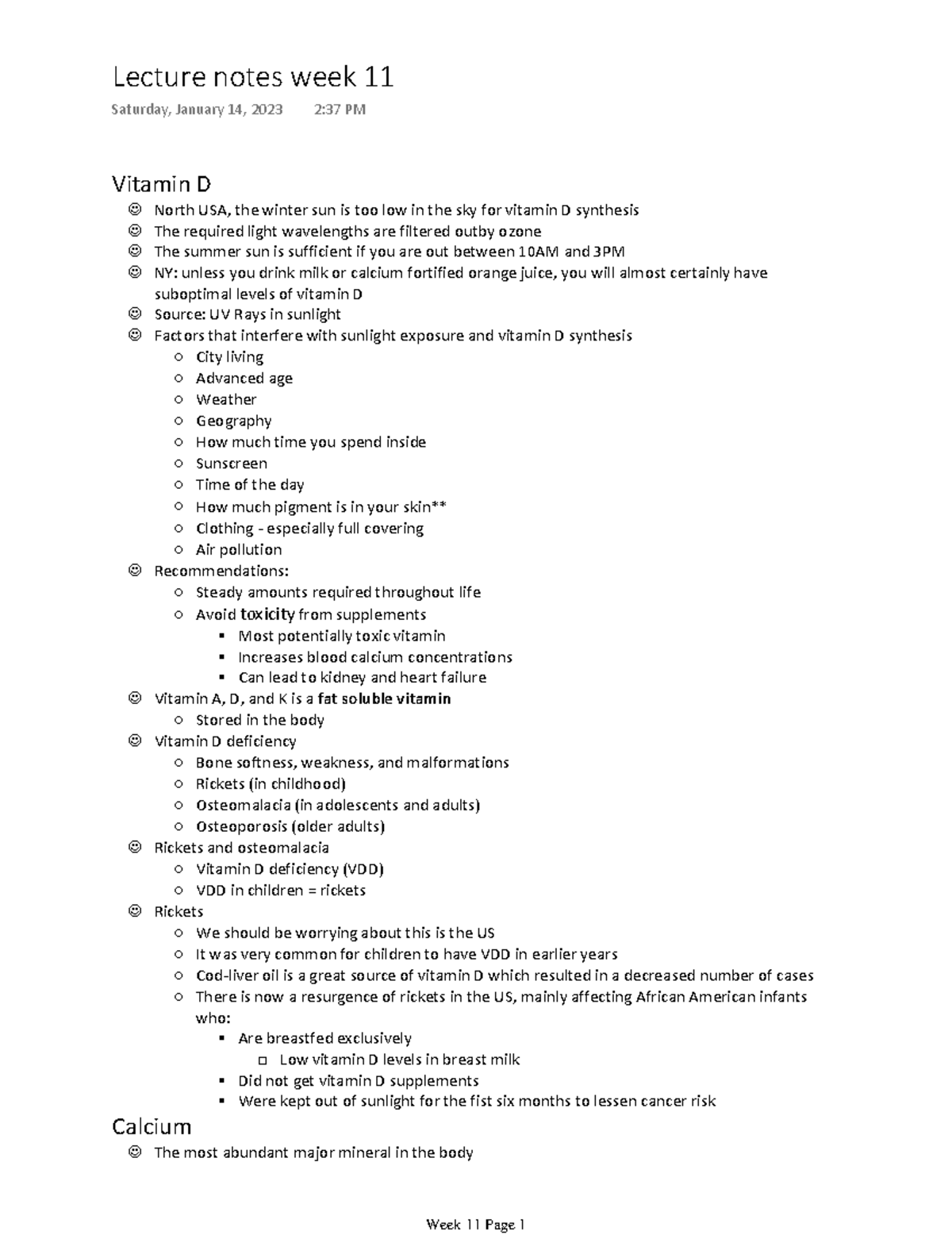 Lecture Notes Week 11 Vitamin D North USA The Winter Sun Is Too lecture-notes-week-11-vitamin-d-north-usa-the-winter-sun-is-too