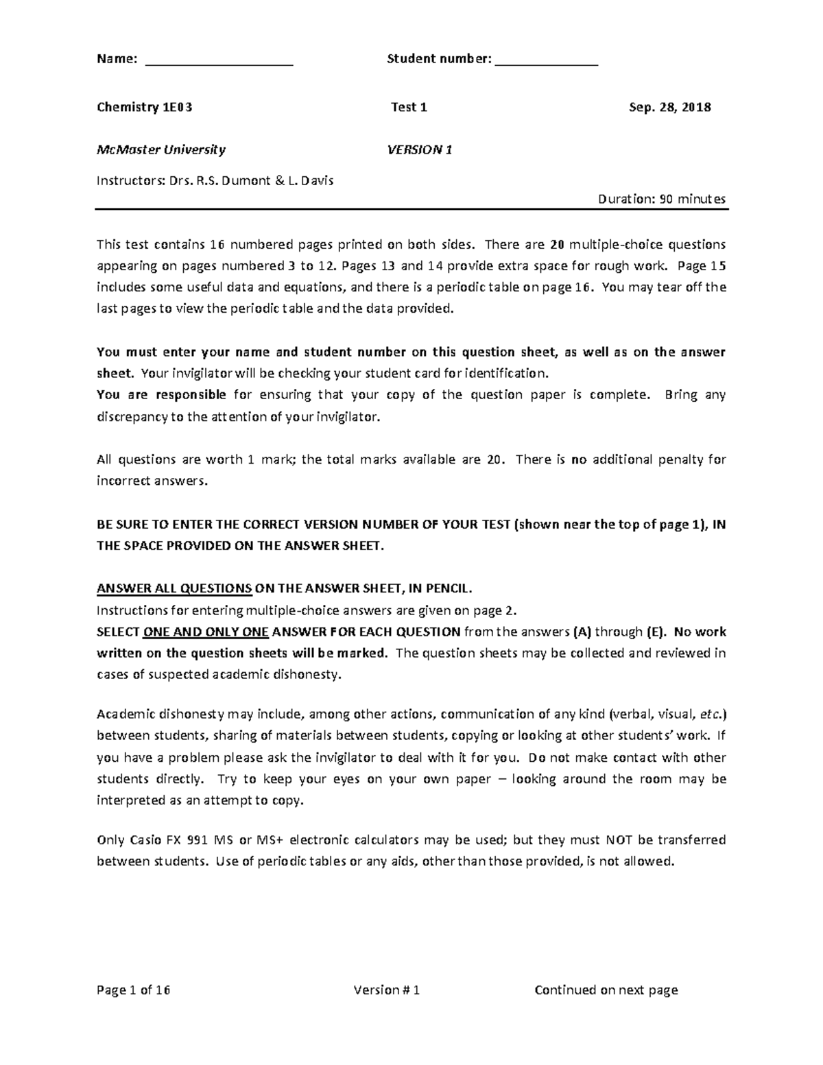 Test 1 2018 Questions Warning Tt Undefined Function 32 Warning Tt Undefined Function 32