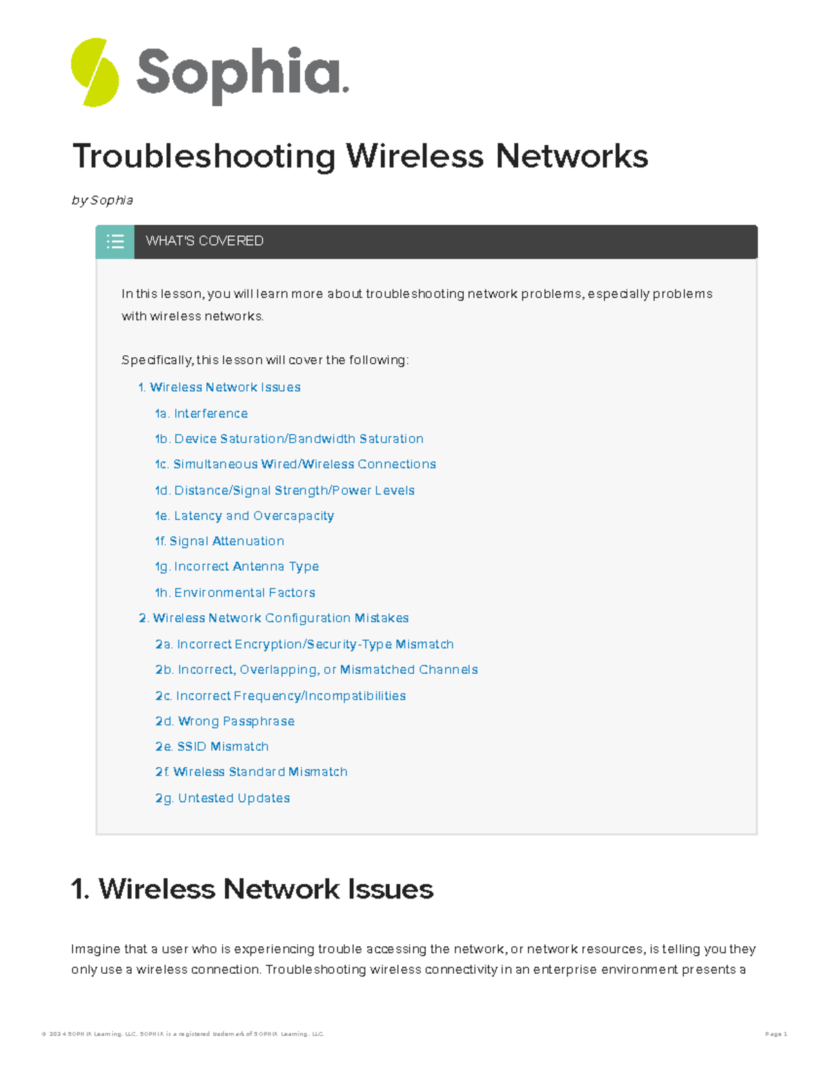 Troubleshooting-wireless-networks - Troubleshooting Wireless Networks ...