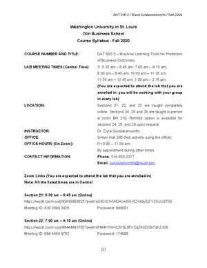 DAT 560M F22 Syllabus - DAT 560M Big Data and Cloud Computing Fall 2022 ...