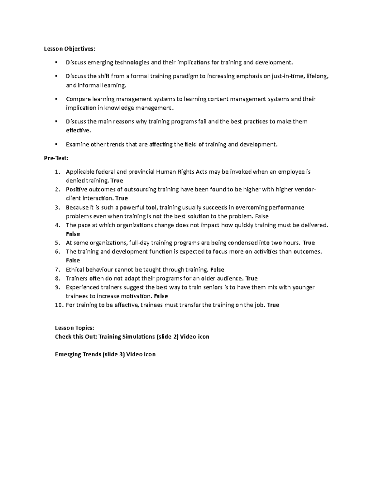 15 Lesson Objectives - Lesson Objectives: Discuss emerging technologies ...