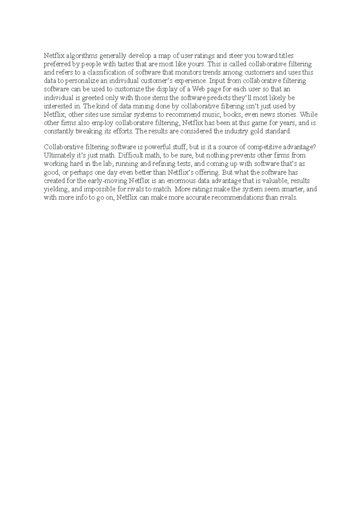 Hahi - wDQwWQqwrqwQWR - Netflix algorithms generally develop a map of ...