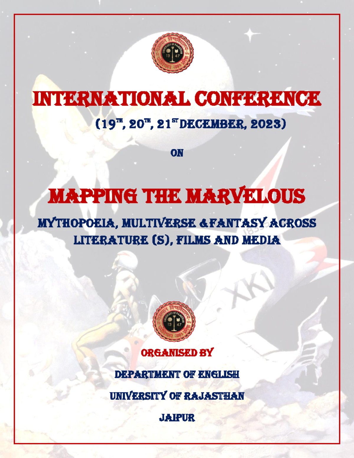 International Conference Mapping the Marvelous December 19-20 2023 Jaipur - International ...