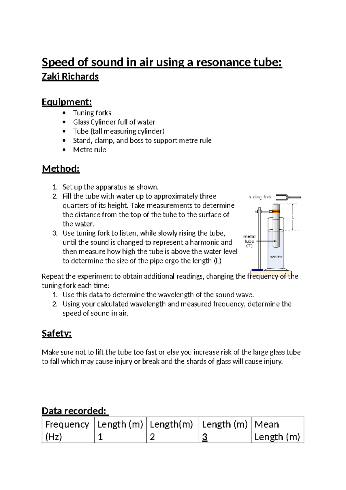 Document - jejet - Speed of sound in air using a resonance tube: Zaki ...