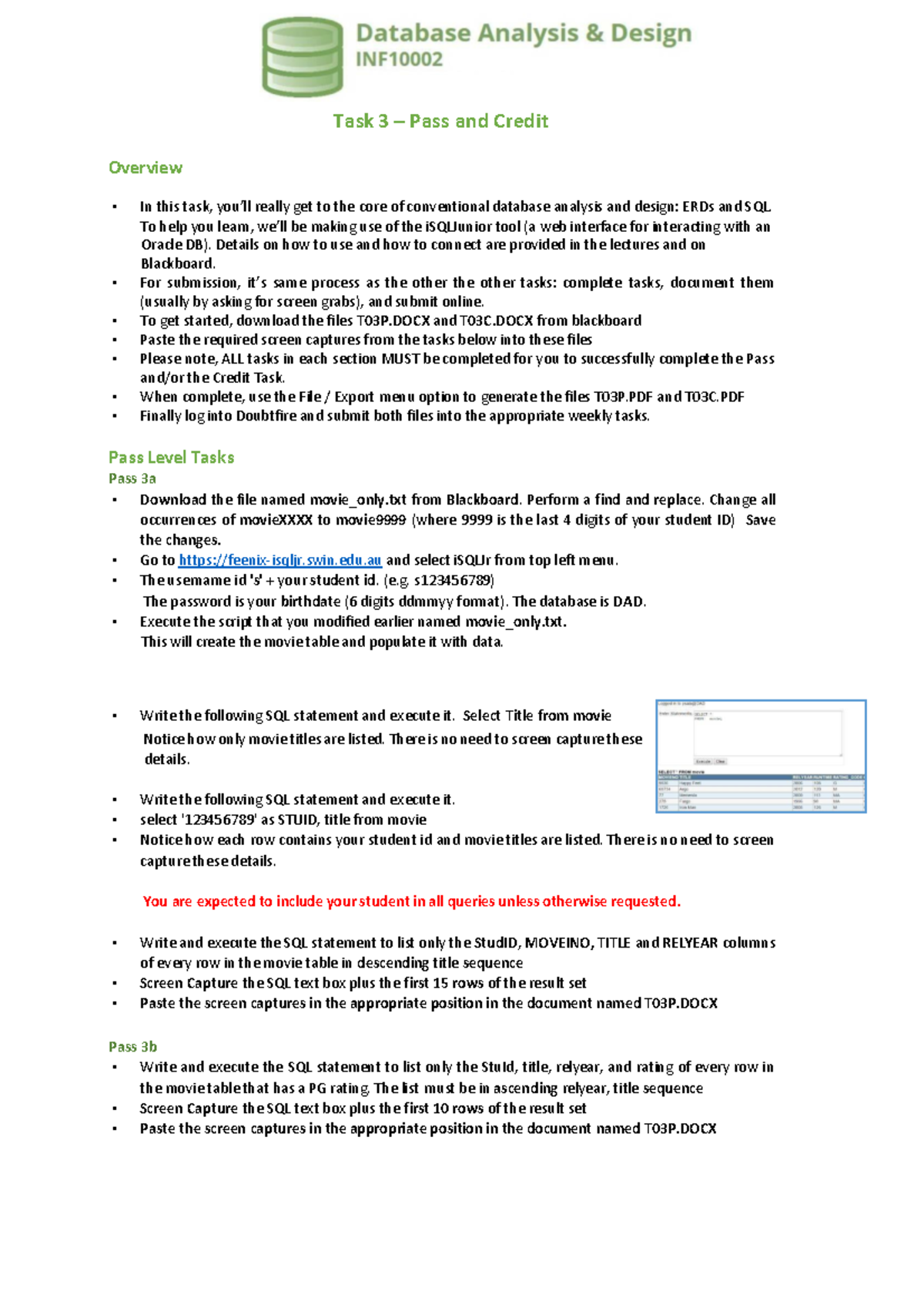 Inf 10002 Tasks 03 1 Task 3 Warning Tt Undefined Function 32 Warning Tt Undefined