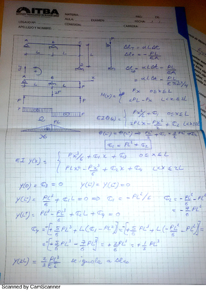 Examen 2020 - Warning: TT: undefined function: 32 PRIMER PARCIAL ESTÁTICA Y RESISTENCIA DE - Studocu