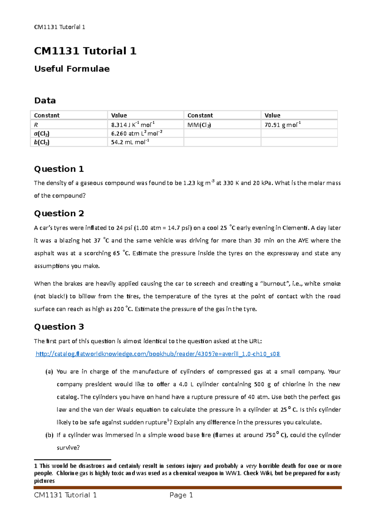 Tutorial 1 Active - Online Class - CM1131 Tutorial 1 CM1131 Tutorial 1 ...