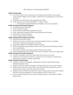 Week 12 Current Issue in Intercollegiate Athletics - Jeff Huntoon ...