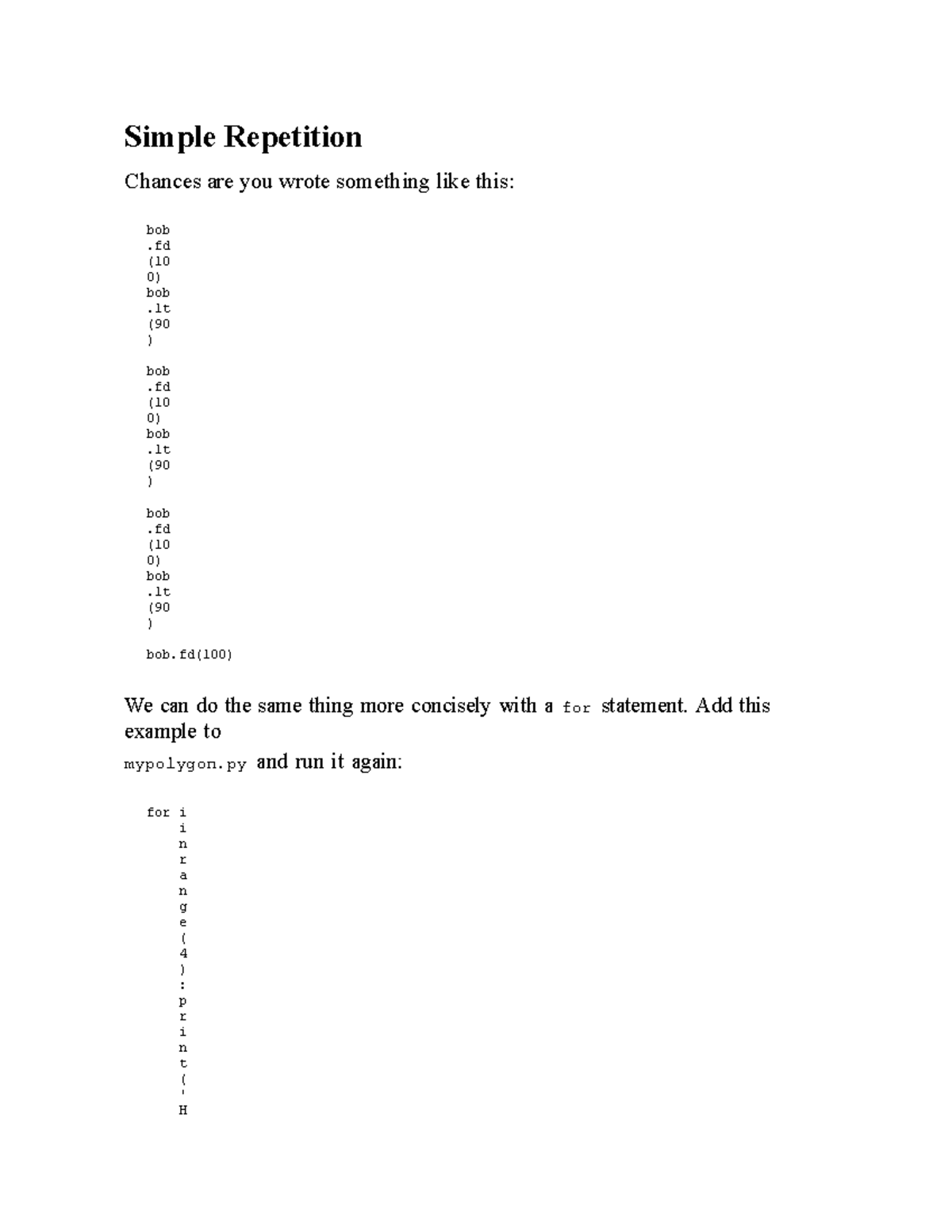 Simple Repetition - Simple Repetition Chances are you wrote something ...