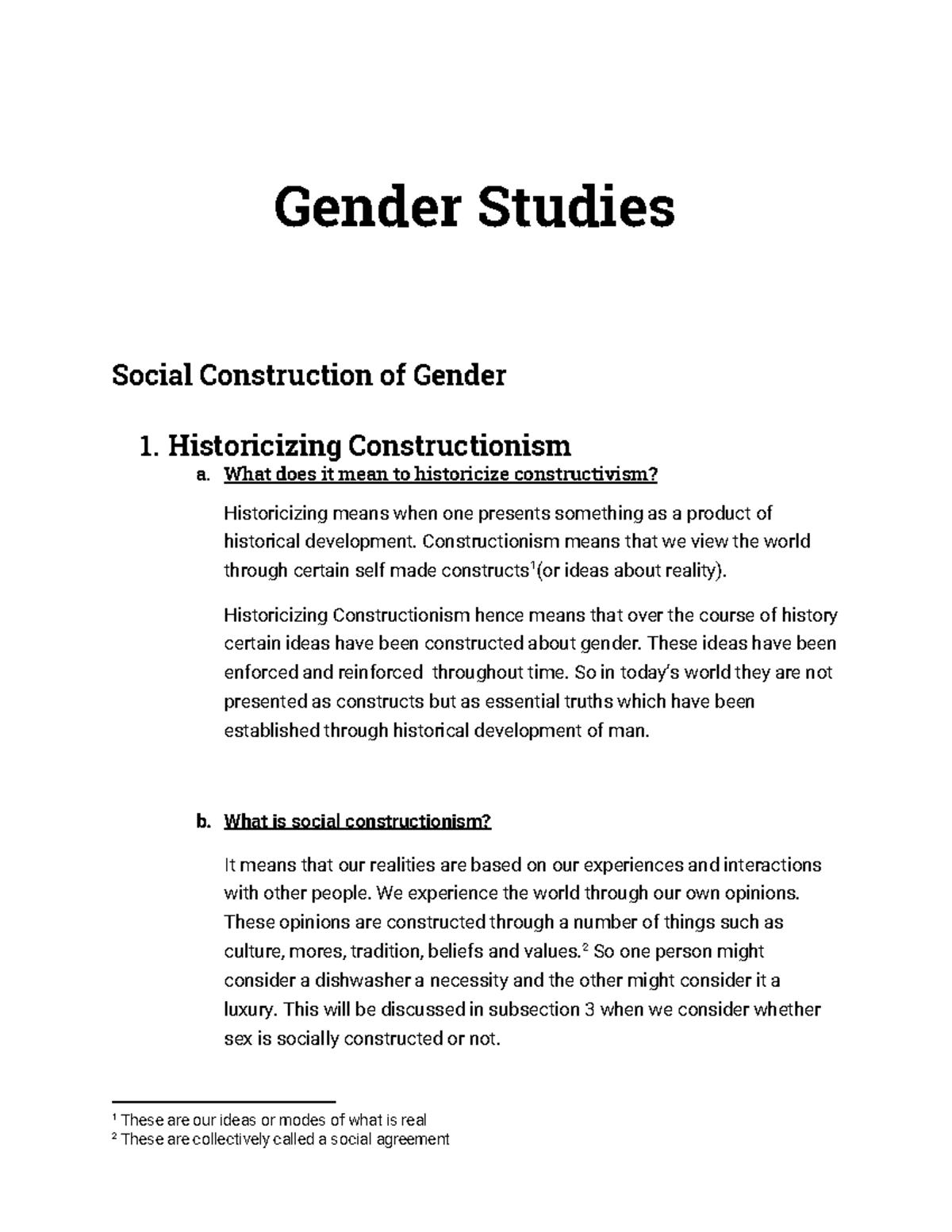 Lec-3-Social Construction of Gender - Gender Studies Social ...