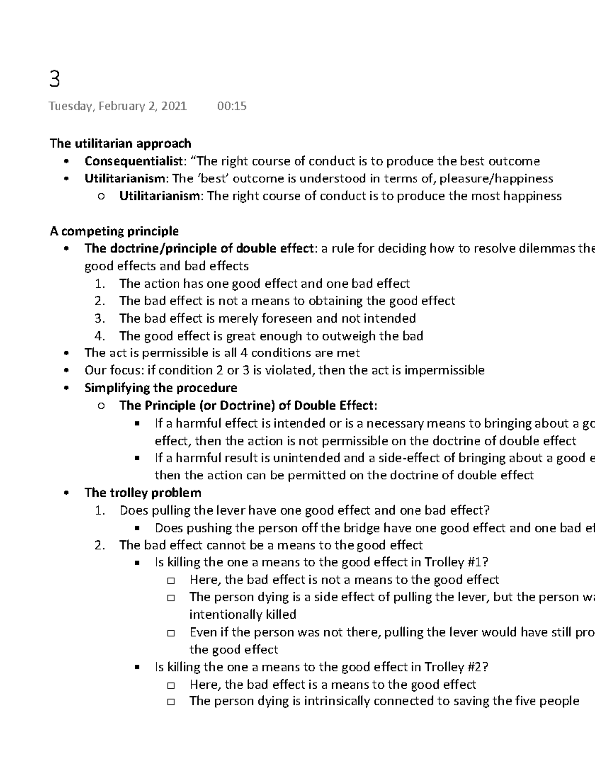 Phlb09 lec 3 - These are lec notes for lecs 1-5 of biomed. ethics - The ...