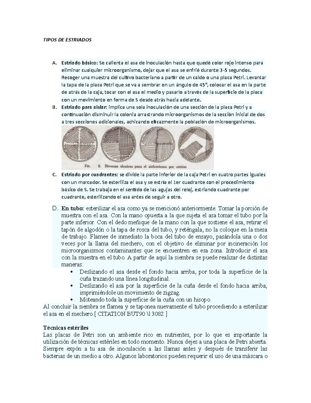 Tipos DE Estriados - Laboratorio Clínico - TIPOS DE ESTRIADOS A ...