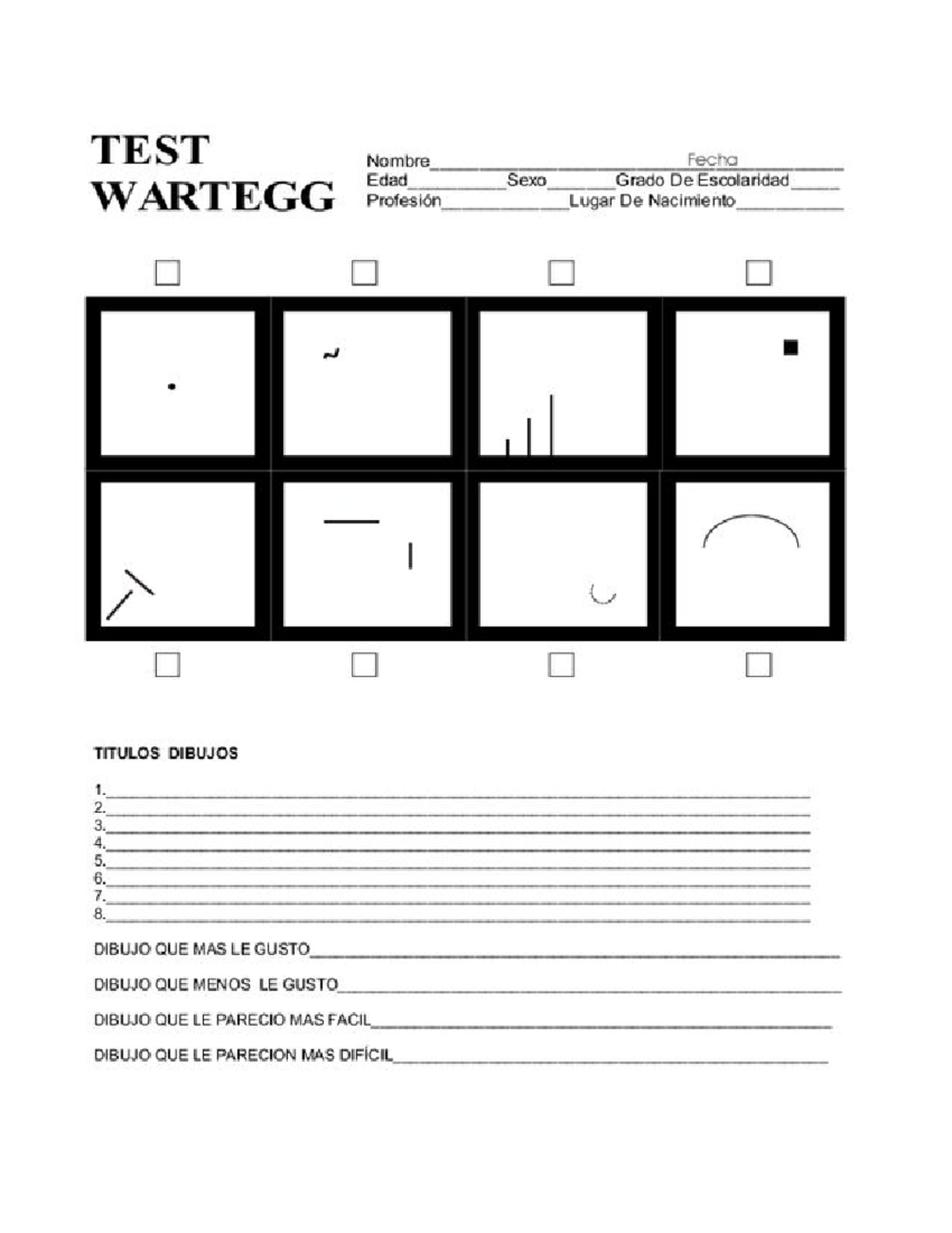 Test de Wartegg - psc. organizacional - Psicobiología y psicofisiología ...