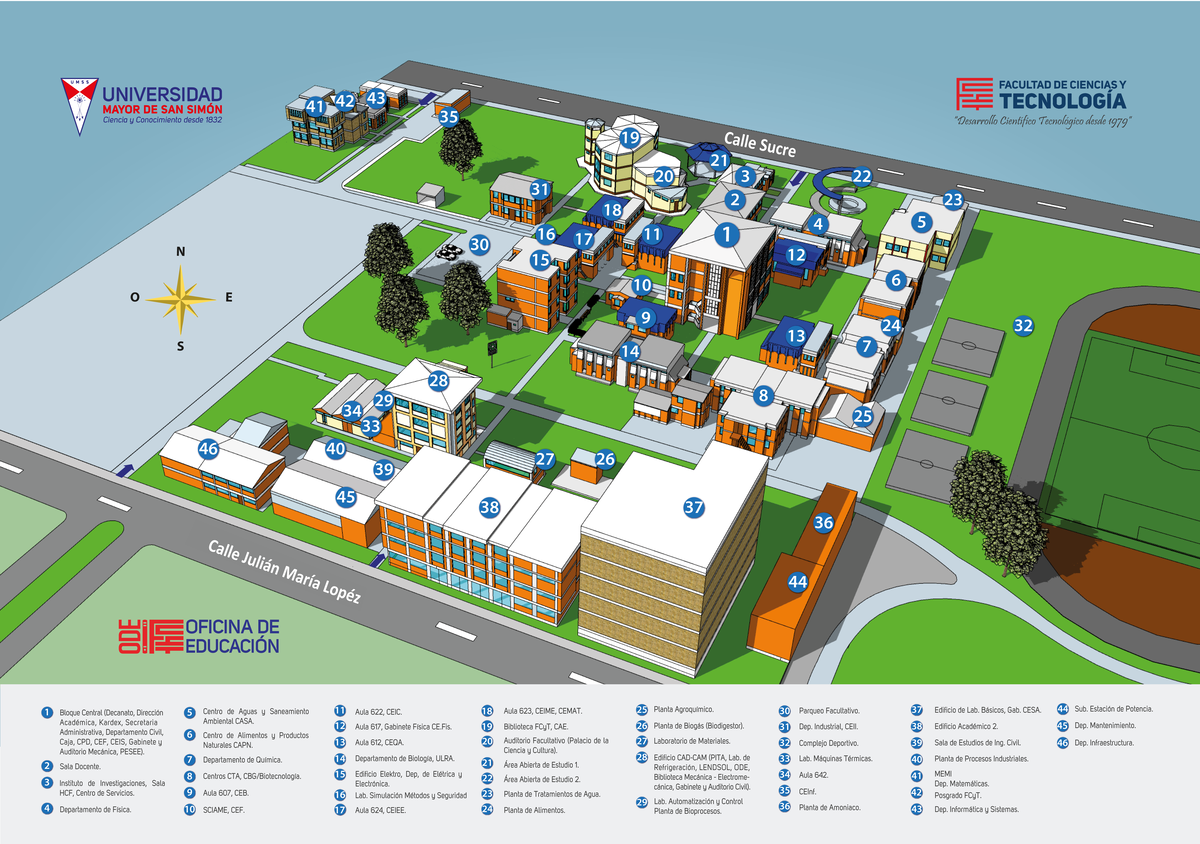 3d-2 - Edificios Umss - S N O E Calle Julián María Lopéz Calle Sucre 1 ...