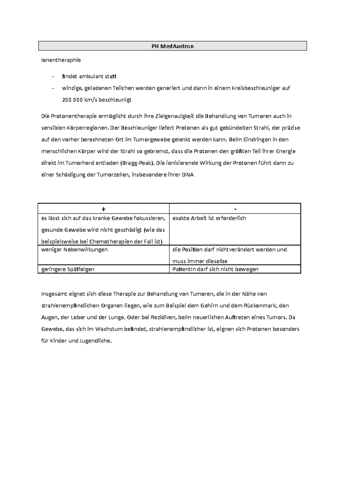 PH Med Austron - Meine Physik Mitschriften und Notizen aus der 12 ...