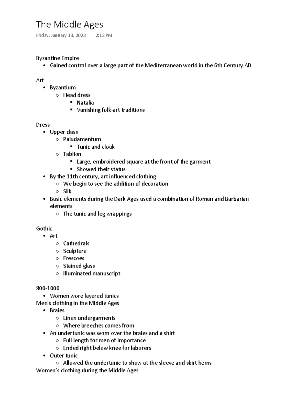 The Middle Ages - Byzantine Empire - Gained control over a large part ...